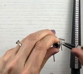 How to DIY a Super Cute Blue Crystal Wire Ring | Upstyle