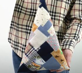How to DIY a Super Cute Pyramid Bag From Fabric Scraps | Upstyle