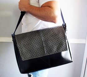 Make This DIY Messenger Bag W/ Printable Pdf Sewing Pattern | Upstyle