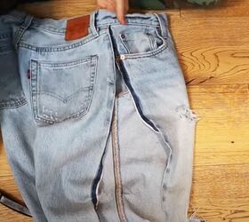 How to DIY Custom Fitted Ripped Jeans | Upstyle