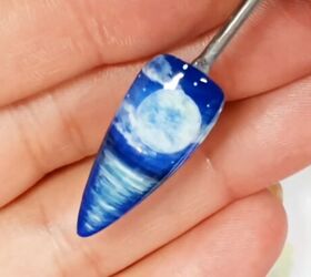 How to DIY Stunning Blue Moon Nails | Upstyle