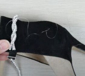 Mach and Mach Dupes: How to DIY Cute Rhinestone Bow Heels | Upstyle