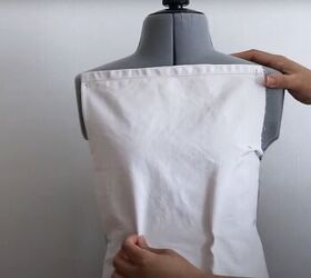 How to DIY a Super Cute Crop Top and Skirt Set From an Old Curtain ...