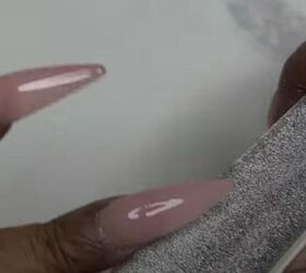 How to DIY TikTok-trending Pink Glazed Donut Nails | Upstyle