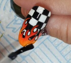 How to DIY Awesome Orange Flame Nails | Upstyle