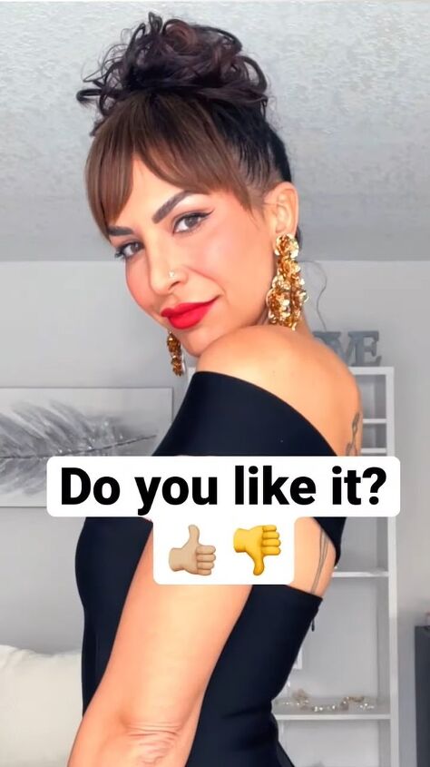 Cute And Easy Emily In Paris Hair Tutorial With Faux Bangs Upstyle