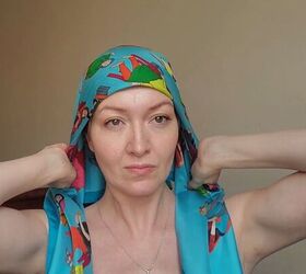 3 Glam Ways to Wear a Scarf Under a Hat | Upstyle