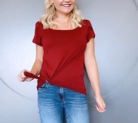 Do This When Your Shirt is Long but You Don't Want to Tuck | Upstyle