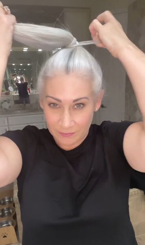Easy Hack For A Clean Braided Bun Upstyle