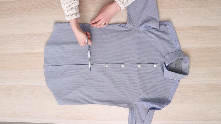 Make A Ruffle Shirt Dress With Upcycled Mens Shirts Upstyle