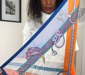 Turn Your Scarf Into a Tie With This Easy Tutorial! | Upstyle