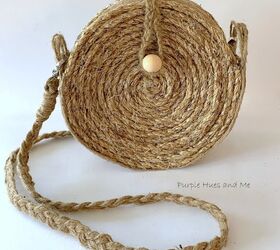 DIY Coiled Rope Shoulder Bag | Upstyle