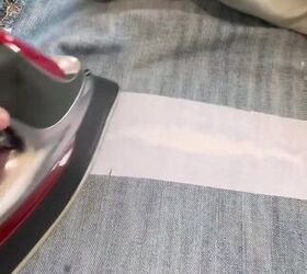 Easy Denim Mending Tutorial: How to Repair Damaged Jeans | Upstyle