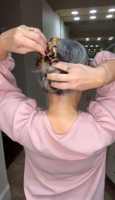 Claw Clip Bun Tutorial Upstyle