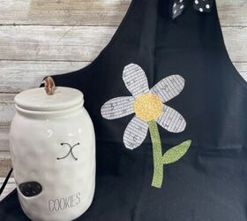 No Sew Fabric Art Apron | Upstyle