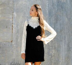 DIY Slip Dress With Lace | Upstyle