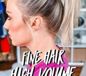 Easy Fix for Flat Ponies! Fine-hair Approved | Upstyle
