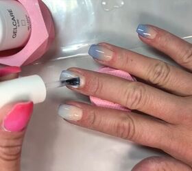 How to DIY Viral Swimming Pool Nails | Upstyle