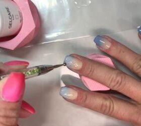 How to DIY Viral Swimming Pool Nails | Upstyle