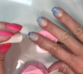 How to DIY Viral Swimming Pool Nails | Upstyle