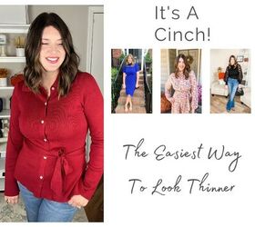 It's A Cinch! The Easiest Way To Look Thinner | Upstyle