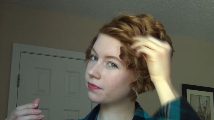 Quick And Easy Tutorial On How To Curl Short Pixie Hair Upstyle