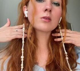 Halloween Mermaidcore: Easy Pearl String Hairstyle Tutorial | Upstyle