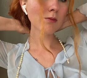 Halloween Mermaidcore: Easy Pearl String Hairstyle Tutorial | Upstyle