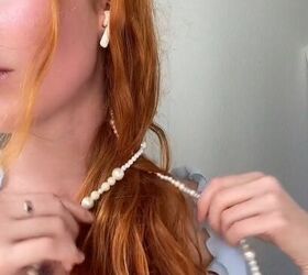 Halloween Mermaidcore: Easy Pearl String Hairstyle Tutorial | Upstyle