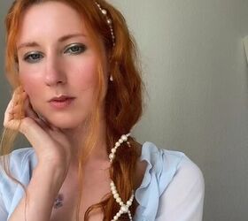 Halloween Mermaidcore: Easy Pearl String Hairstyle Tutorial | Upstyle