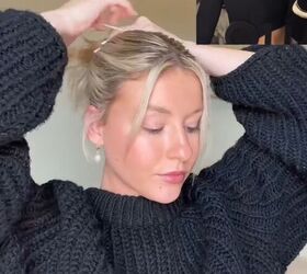 Holiday Updo Perfect For Short Hair Upstyle