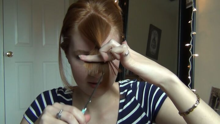 How To Cut Your Own Bangs Using The Easy Twist Method Upstyle