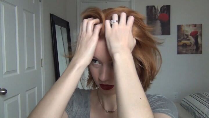 How To Achieve A Cute Beach Curl Hairdo On Short Hair Upstyle