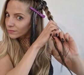 How to Get Rave Hair Using Tinsel | Upstyle