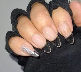 Follow This Easy Tutorial to Create a Glam, Metallic Nail Design | Upstyle