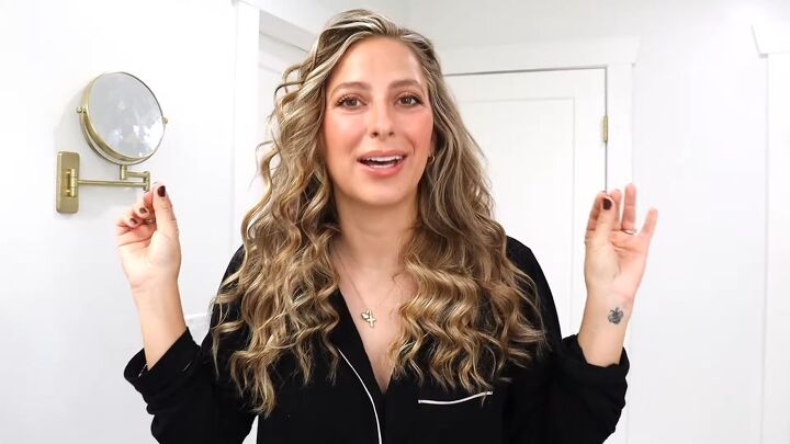 Creating Easy And Heatless Unicorn Curls Perfect Curls Overnight Upstyle