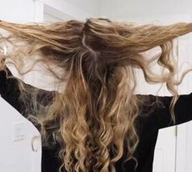 Creating Easy And Heatless Unicorn Curls Perfect Curls Overnight Upstyle