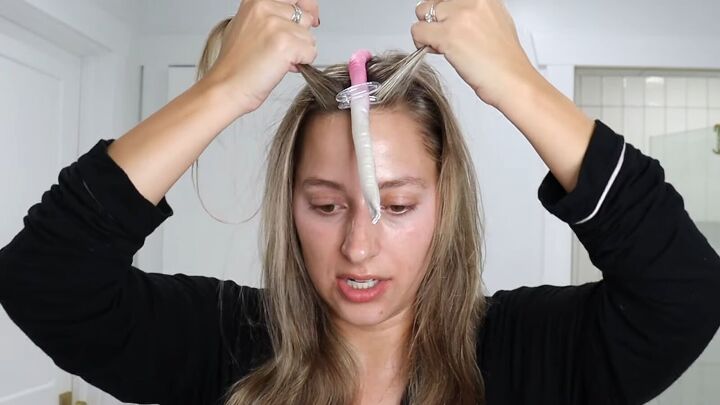 Creating Easy And Heatless Unicorn Curls Perfect Curls Overnight Upstyle