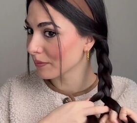 Easy Headband And Braids Hairstyle Upstyle