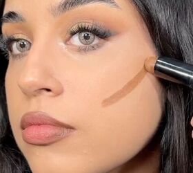 Trying the Viral Face Slimming Makeup Hack | Upstyle