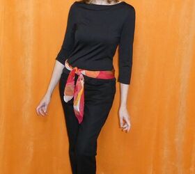How to Wear the Scarf Belt Trend | Upstyle