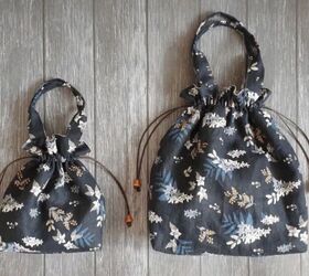 How to Make a Cute DIY Drawstring Tote Bag (Free Pattern in 2 Sizes ...