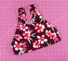 How to Make a Cute DIY High Neck Bikini Top From Scratch | Upstyle