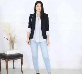 How to Wear a Structured Blazer: 7 On-Trend Black Blazer Outfits | Upstyle