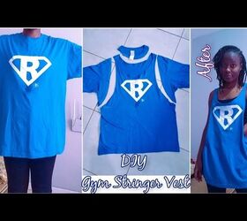 How to Make a Stringer Shirt or Gym Tank From an Old T-Shirt | Upstyle